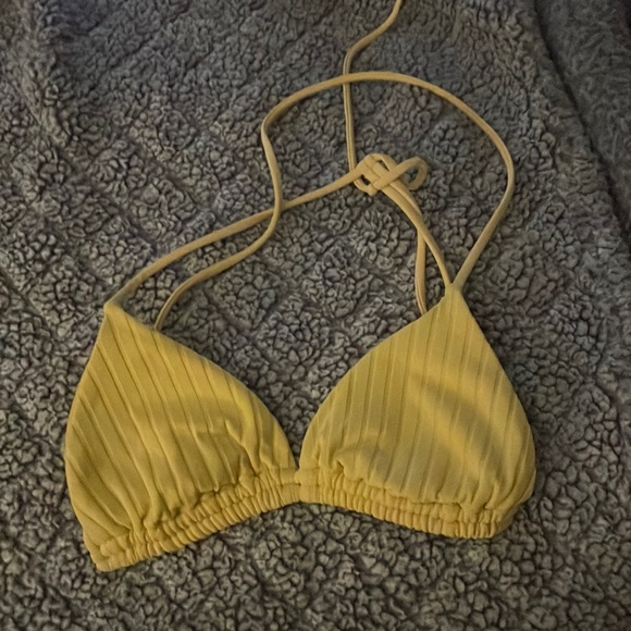 Ron Jon | Swim | Ron Jon Yellow Triangle Bikini Top | Poshmark
